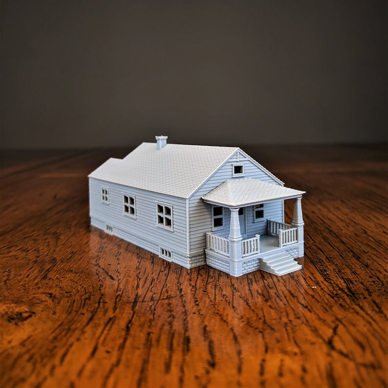 N-scale - Sears Hampton 1920s Kit Home - 1:160 Scale Building House - Etsy