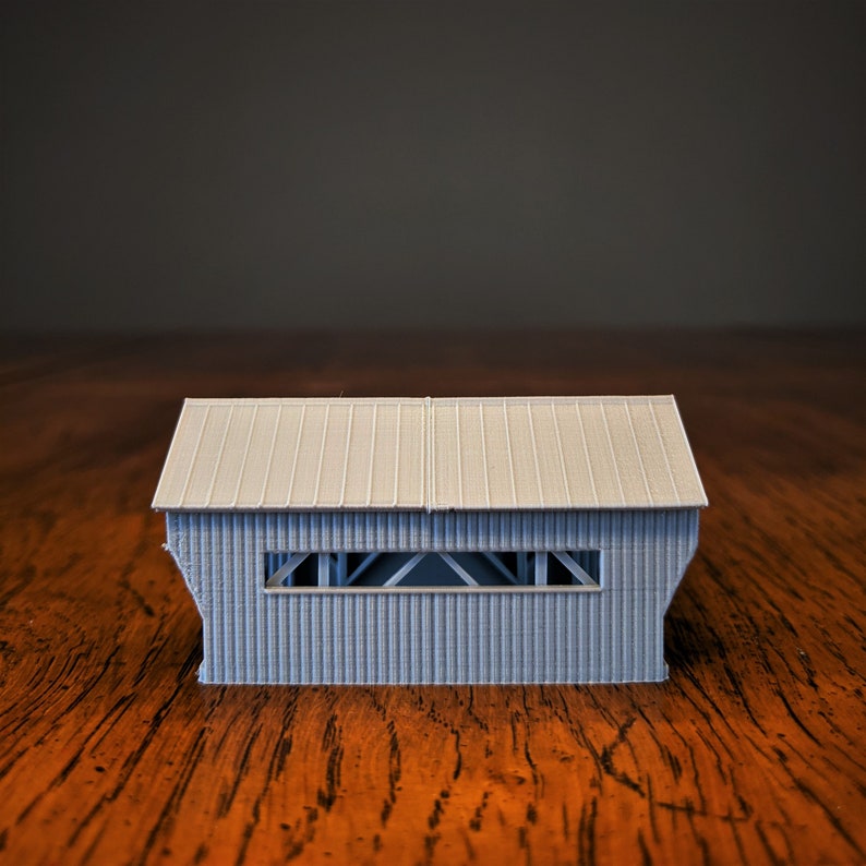 Z-scale Vermont Style Covered Automobile Bridge - 1:220 Scale Building ...