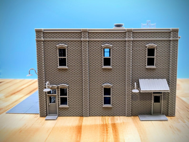 Ho-scale Fire Station 4 Austin Texas 1:87 Scale Building - Etsy