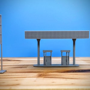 Ho-scale - Gas Pumps - 1:87 Scale Building House - Etsy