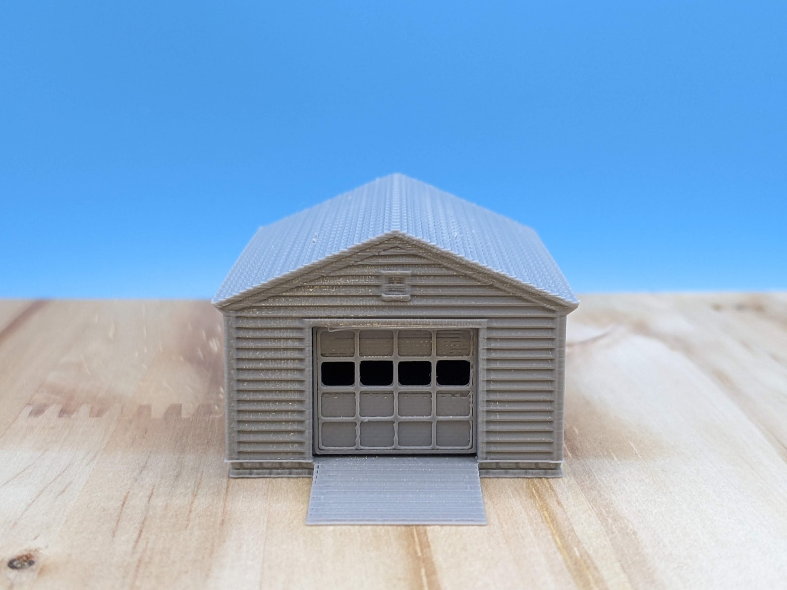 N-scale - Single Car Garage - 1:160 Scale Building - Etsy