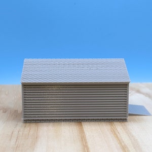 Ho-scale - Single Car Garage - 1:87 Scale Building - Etsy