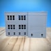 HO Scale - Large Arched Office Building Brick - 1:87 Scale Building ...