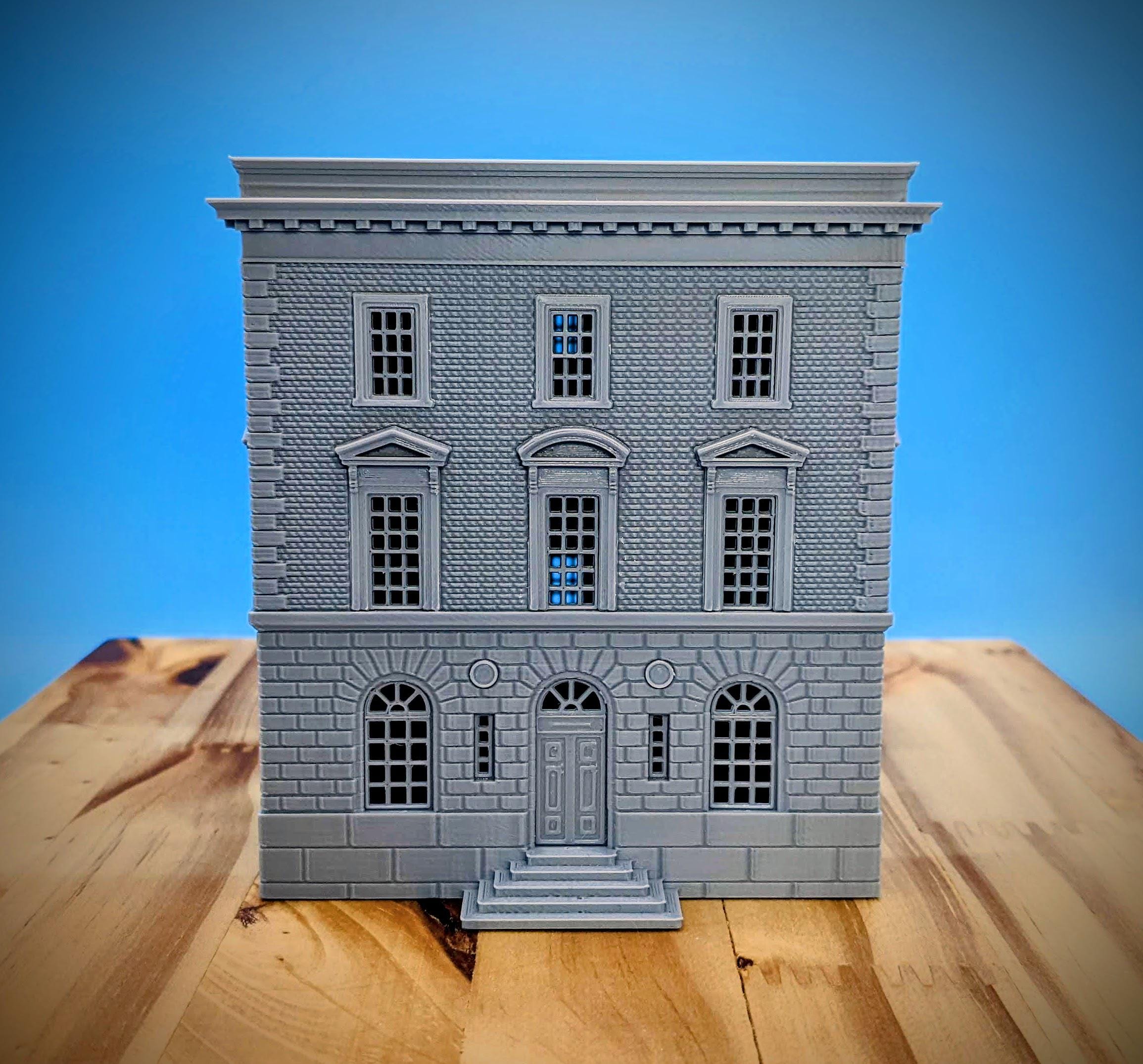 Z Scale - Bronx, NY Police Station #4 - 1:220 Scale Building - Etsy