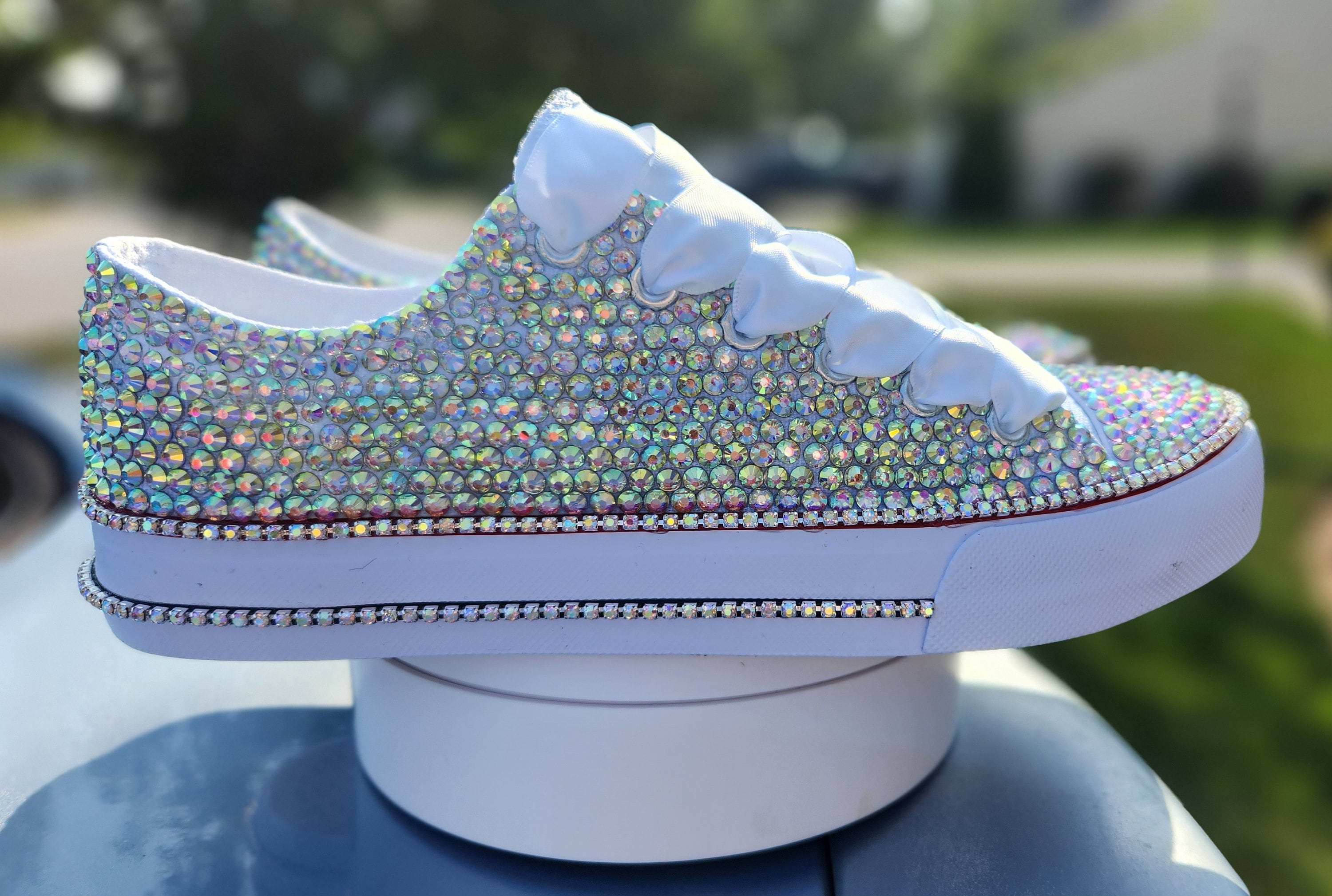 Bling Canvas Sneakers, Low Top Bling Shoes, Bling Canvas Shoes, Bling ...