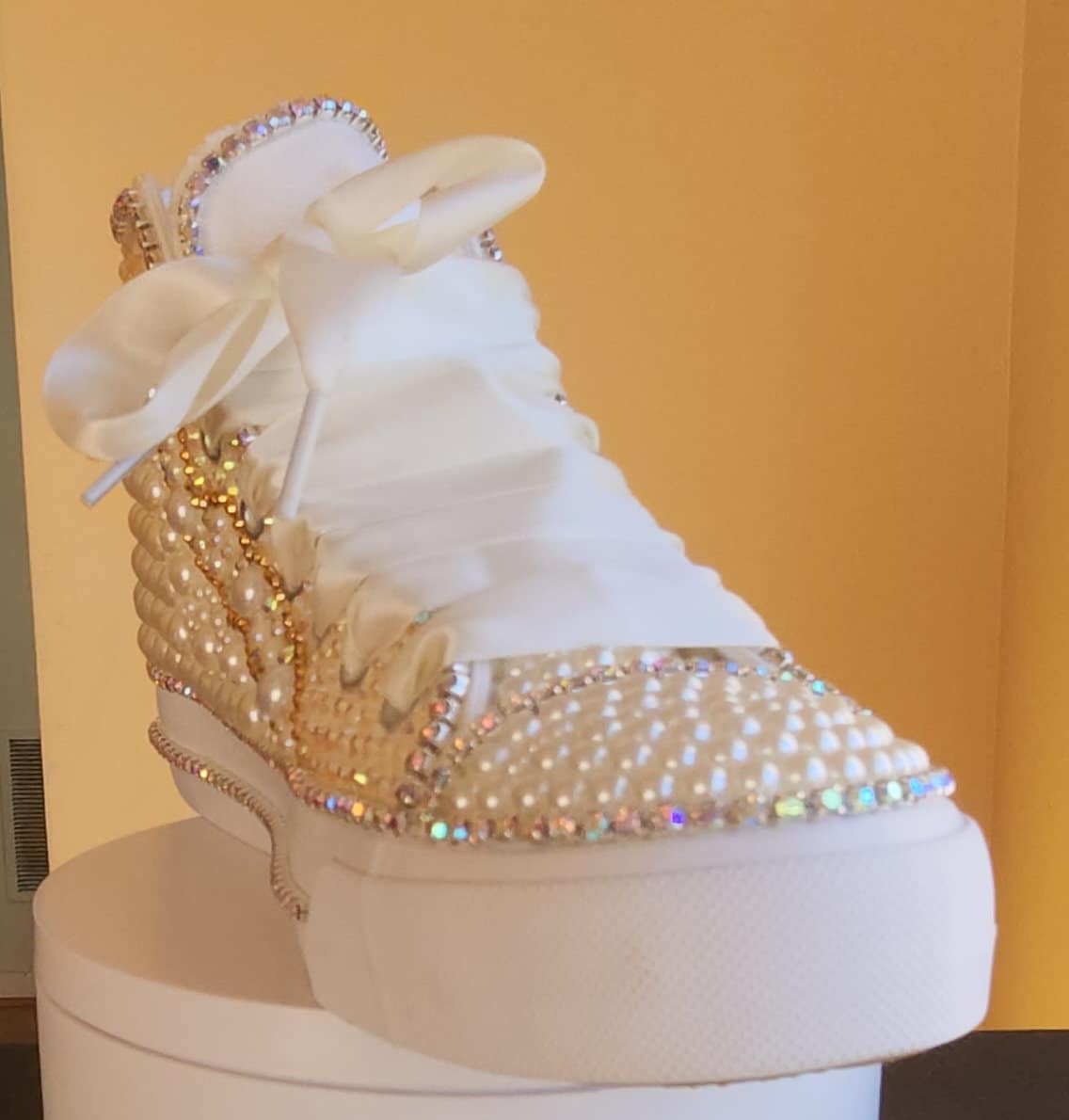 Bling Sneakers, Wedding Bling Shoes, Bling Shoes, Bling High Tops ...