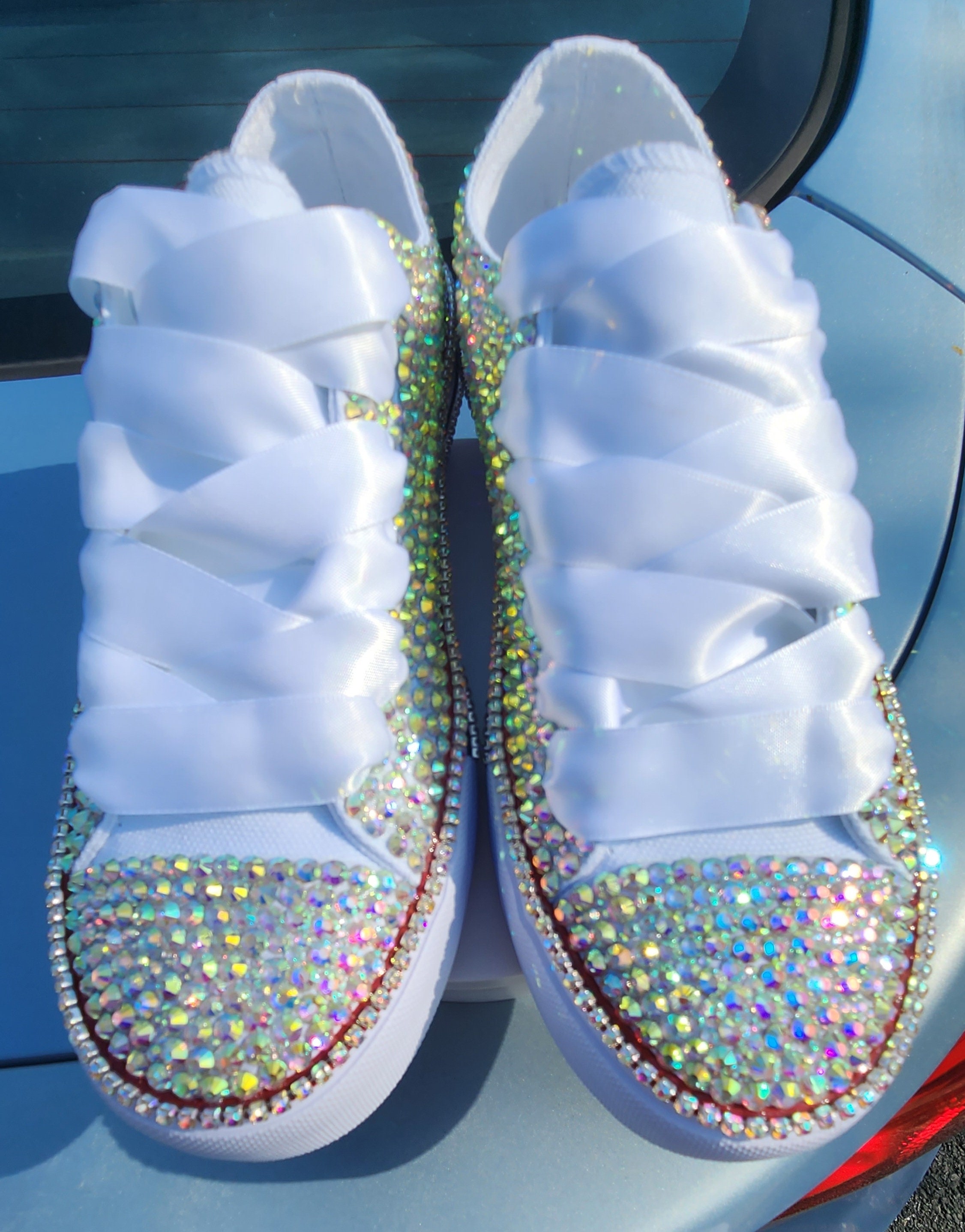 Bling Canvas Sneakers, Low Top Bling Shoes, Bling Canvas Shoes, Bling ...