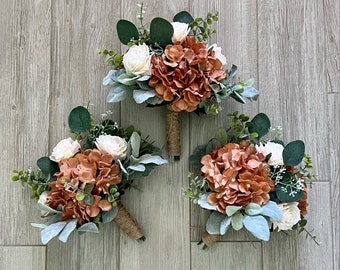 Terracotta Flowers Bouquet - Etsy