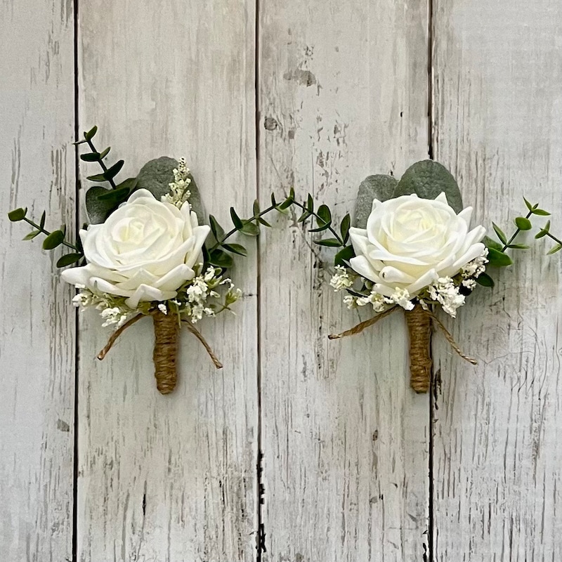 Silk Men Boutonniere - Etsy