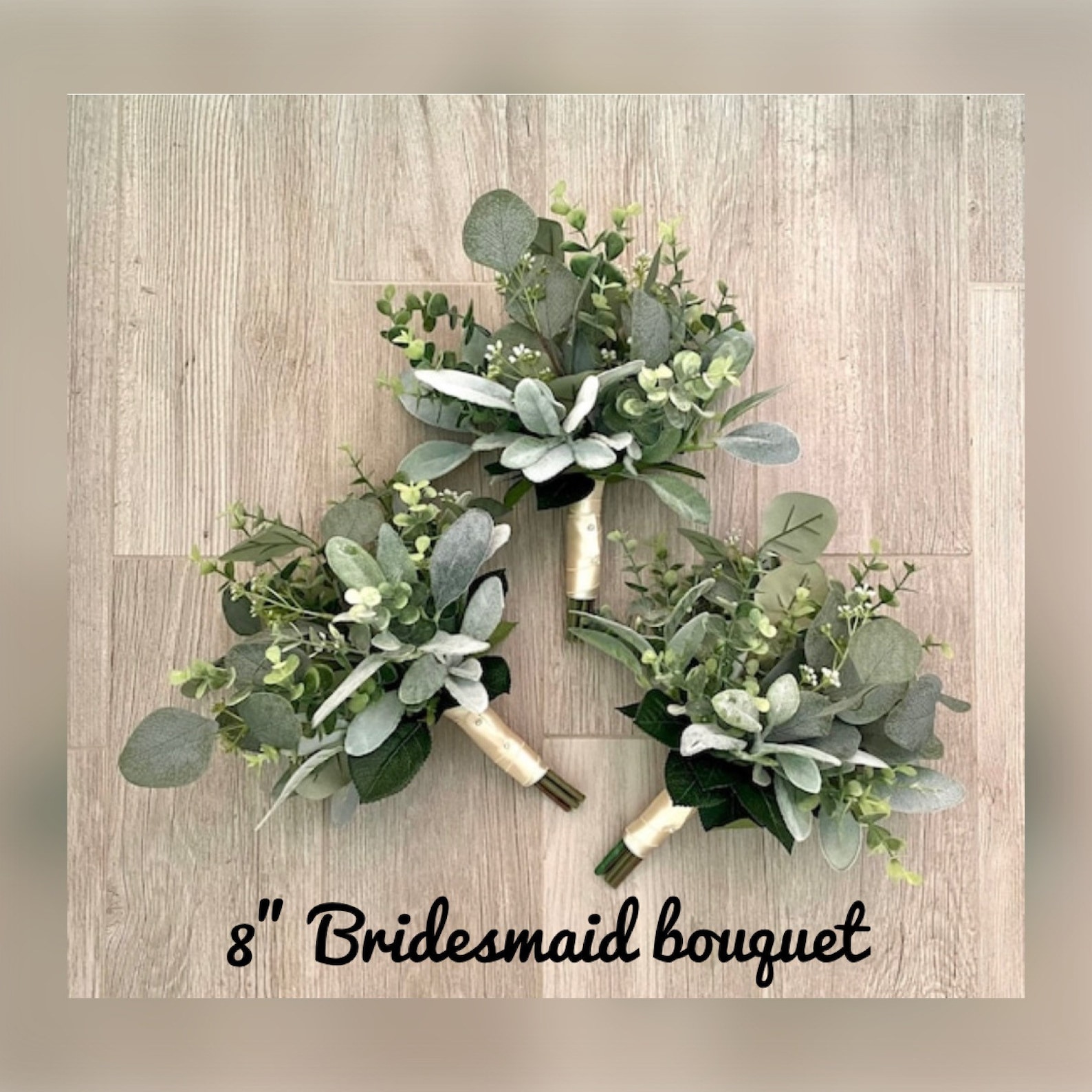 Cascade Greenery Bridal Bouquet Fern Sage Eucalyptus Cascade - Etsy