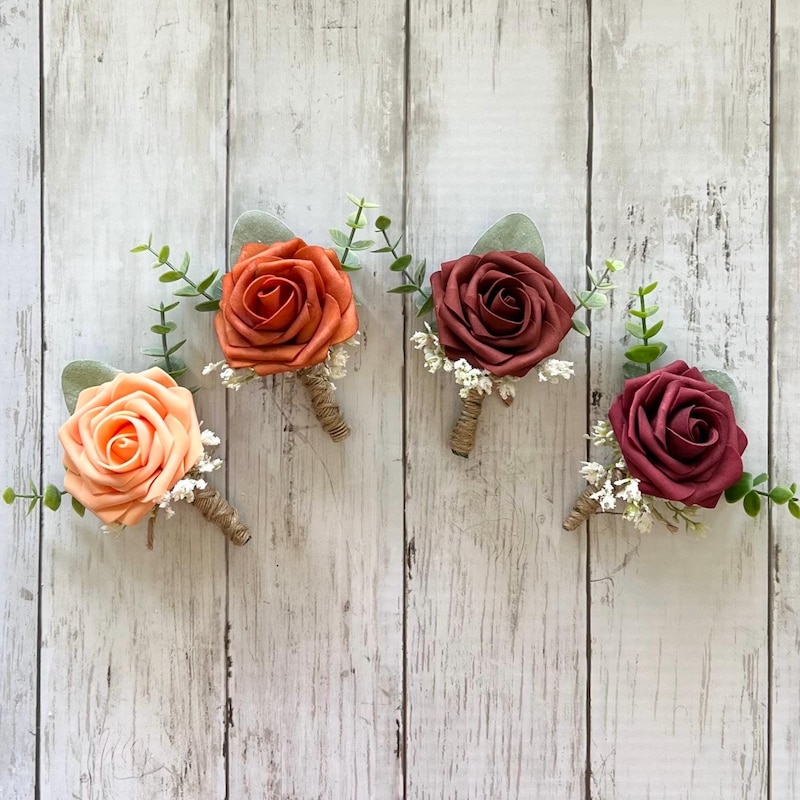 Rustic Terracotta Roses - Etsy