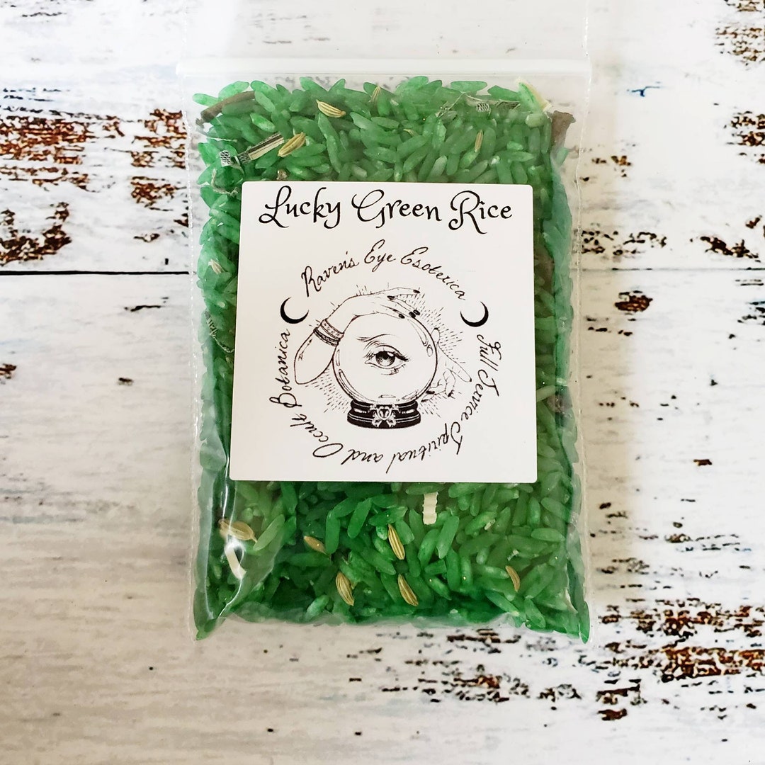 Lucky Green Rice Money Attraction Drawing Hoodoo Voodoo Witchcraft ...
