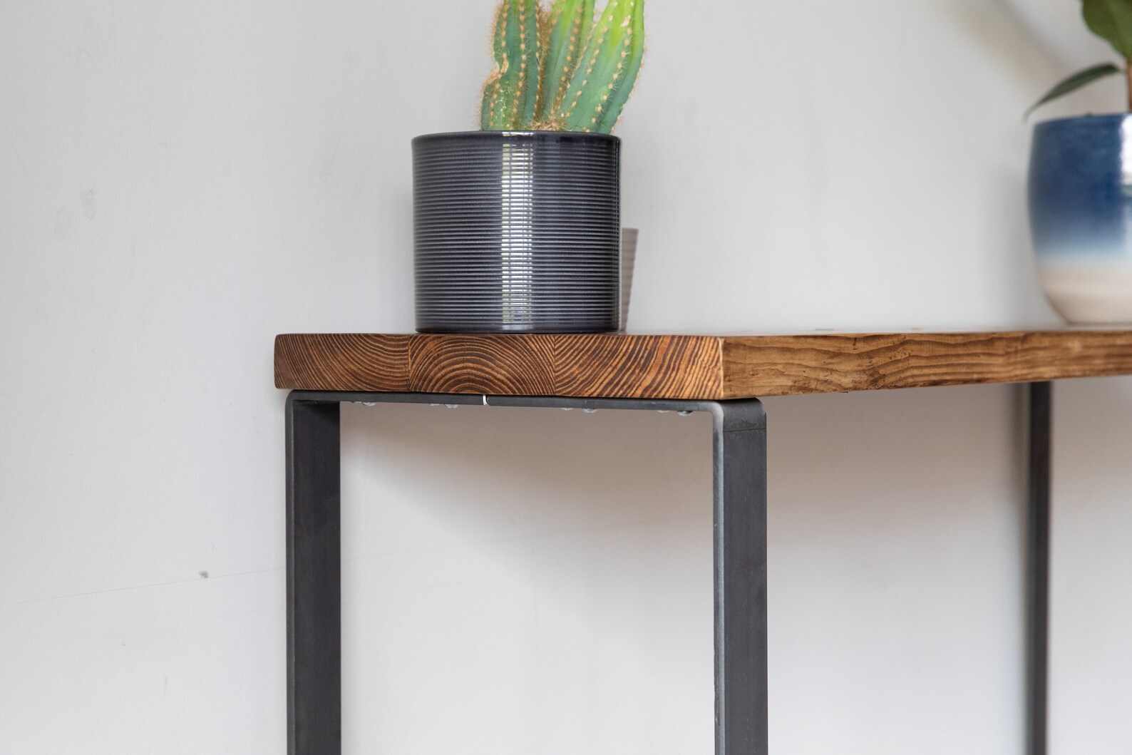 Industrial Console Table 30cm Wide - Etsy UK