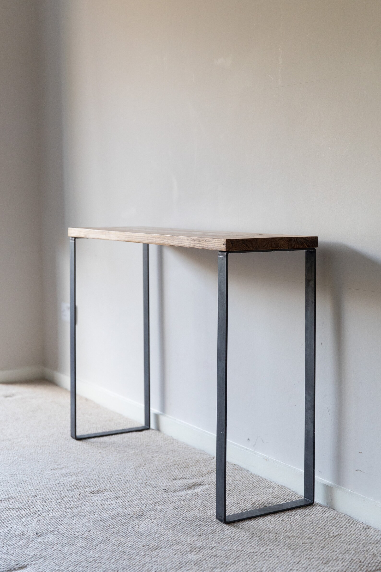 Industrial Console Table 30cm Wide - Etsy UK