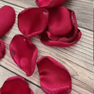 Dark Red Wedding Decor Black Rose Petals Flower Petals - Etsy