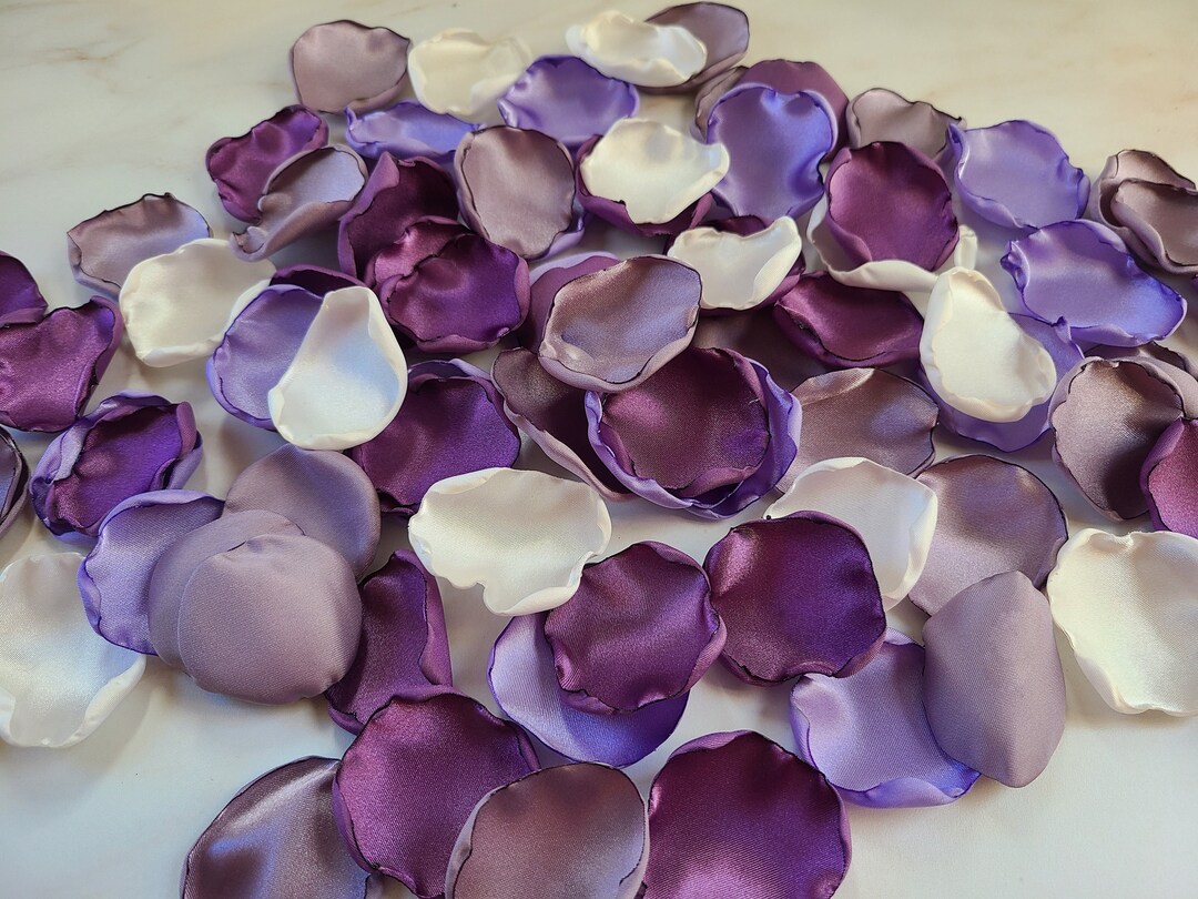 Wisteria, Wedding Decor, Lavender Rose Petals, Wedding Aisle Decor ...