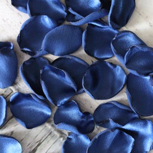Steel Blue Flower Petals Navy Blue Rose Petals Flower Girl Petals Slate ...