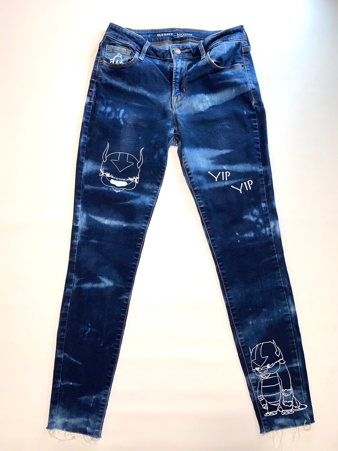 APPA Pants Avatar the Last Airbender Jeans Appa Jeans - Etsy