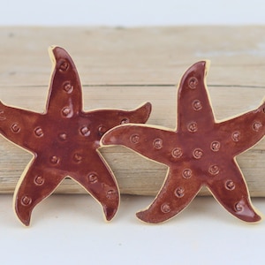Handmade Ceramic Starfish, Small Pottery Starfish, Stoneware Starfish ...