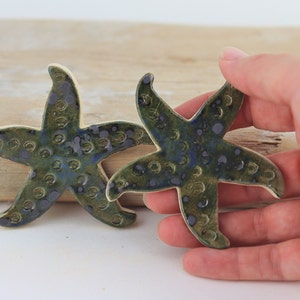Handmade Ceramic Starfish, Small Pottery Starfish, Stoneware Starfish ...