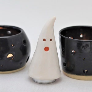 Handmade Ceramic Ghost, Handmade Ghost Figurine, Halloween Decor ...