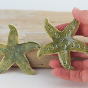 Handmade Ceramic Starfish, Small Pottery Starfish, Stoneware Starfish ...