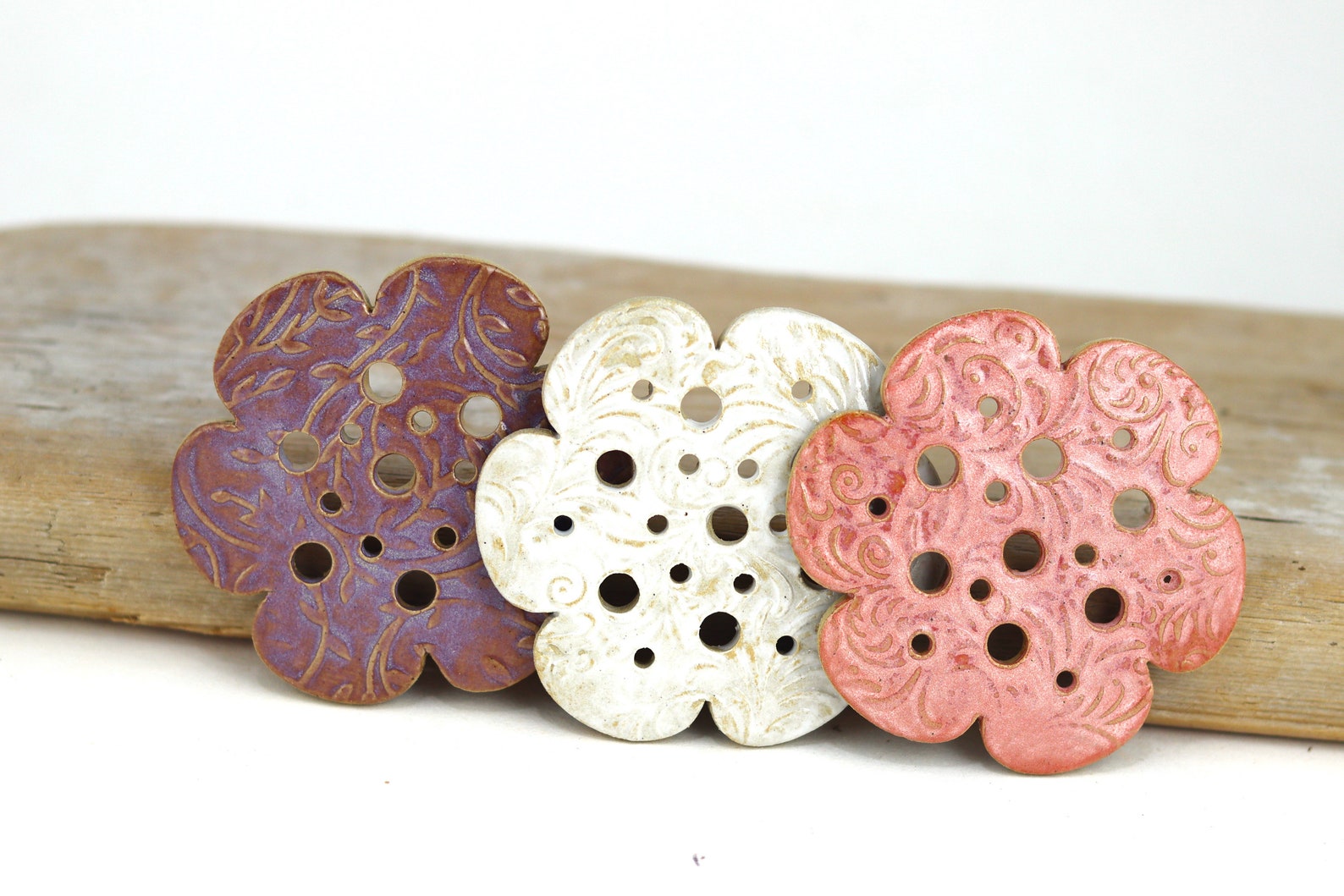 Handmade Ceramic Flower Frog: Mason Jar Topper, Pottery Flower Arranger ...