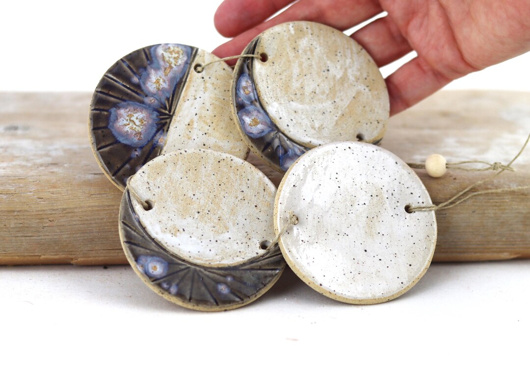Handmade Moon Phase Wall Decor, Ceramic Moon Decor, Phases of the Moon ...