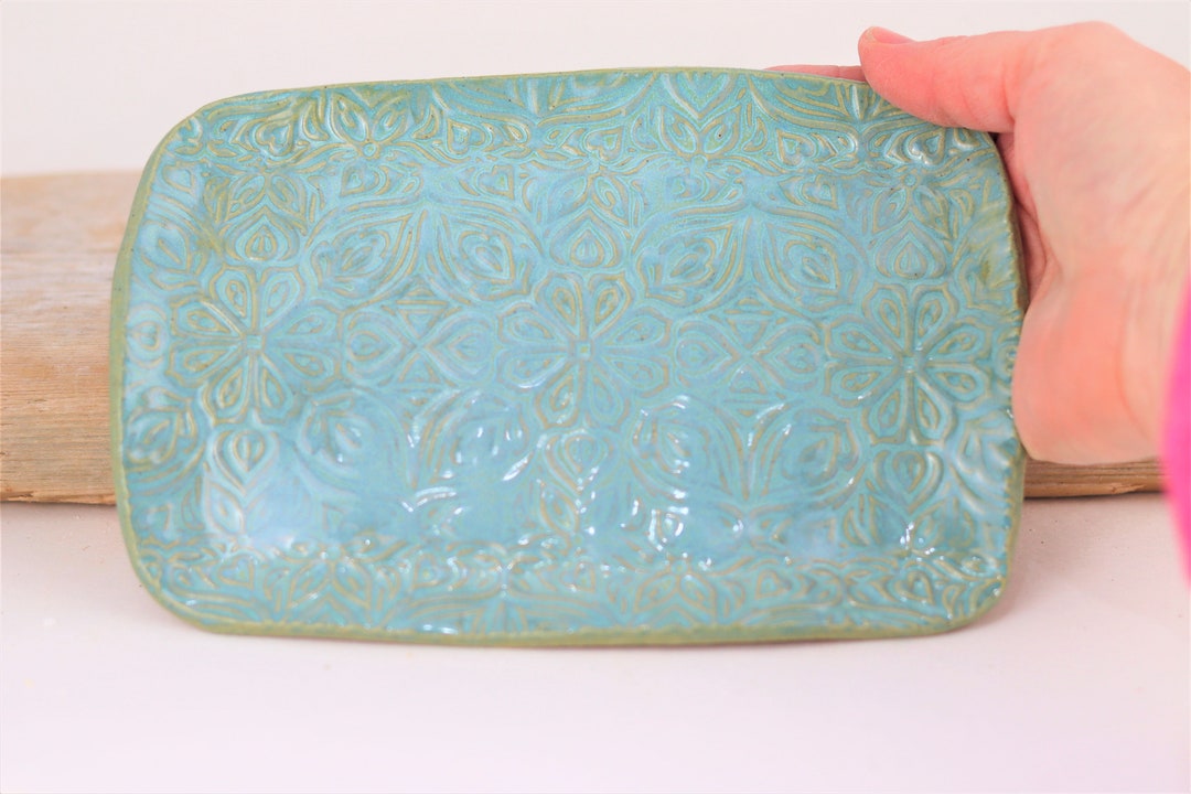 Handmade Ceramic Serving Platter, Handmade Home Decor, Ceramic Platter ...