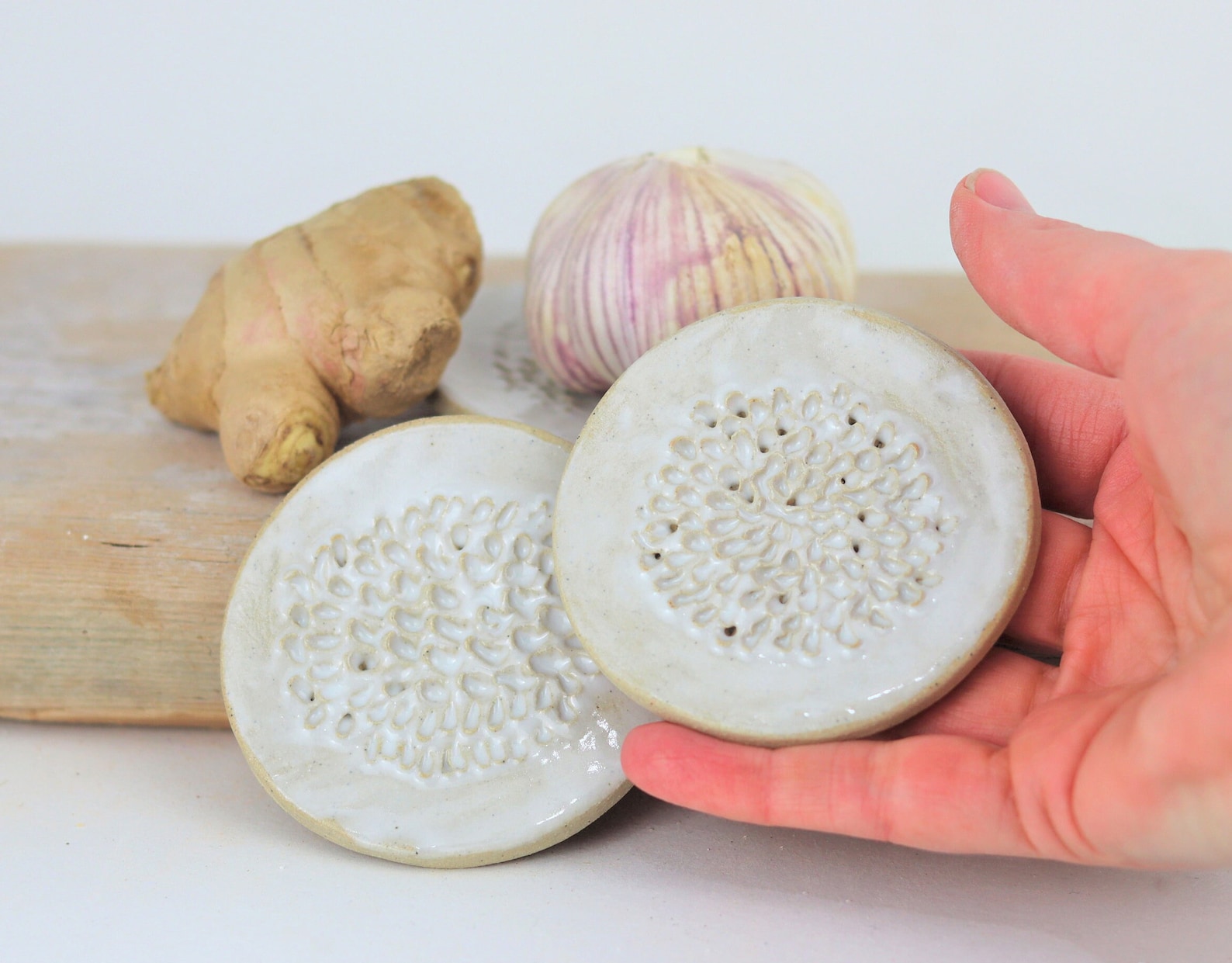 Garlic Grater Dish, Ginger Grater, Handmade Gift, Ceramic Gift, Kitchen ...
