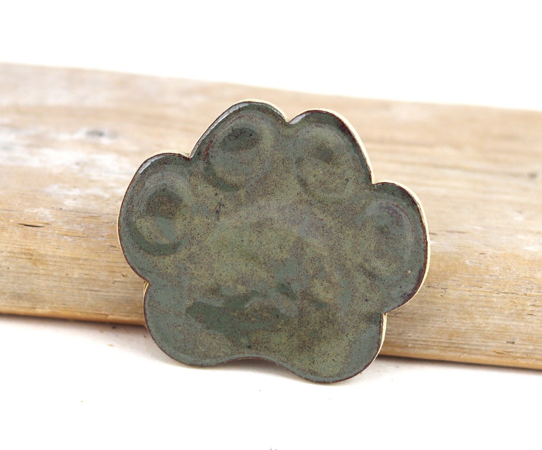 Ceramic Dog Paw Spoon Rest, Handmade Pottery Dog Spoon Rest, Dog Gift ...