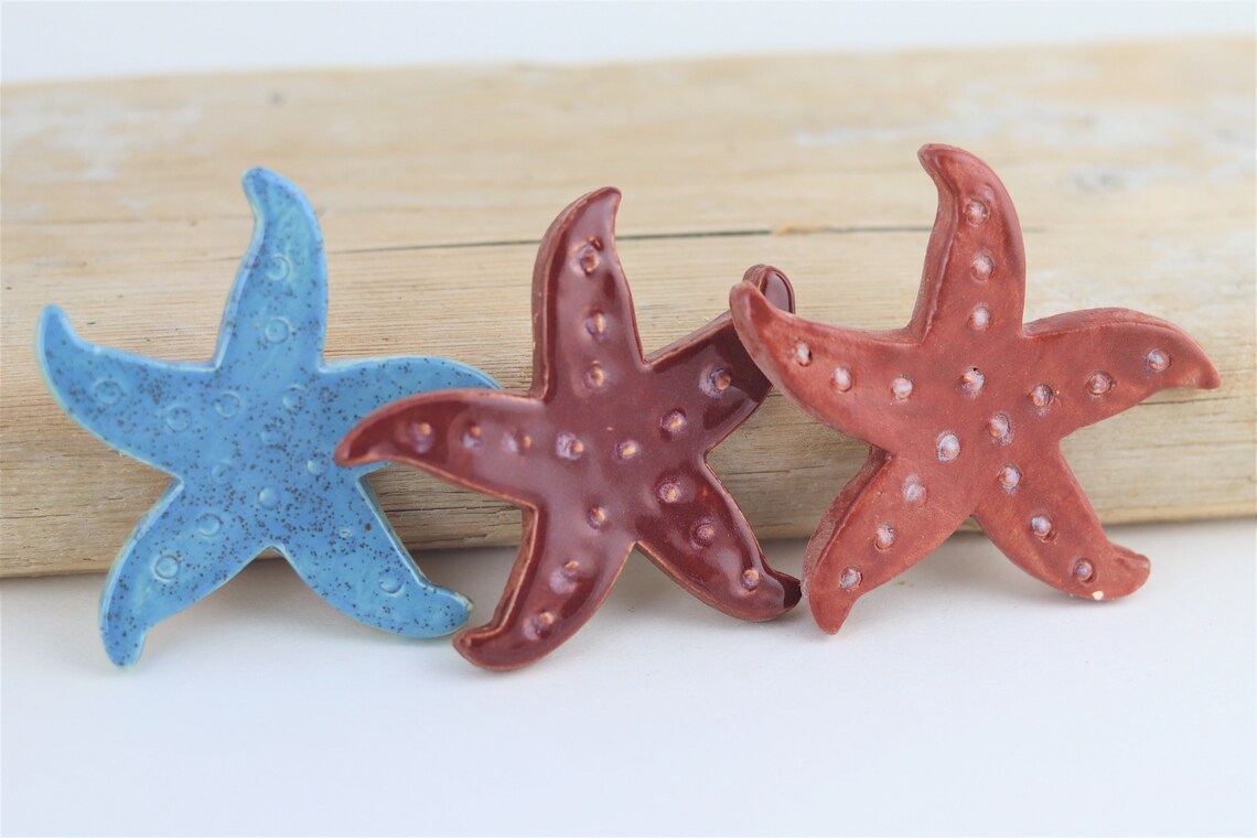 Handmade Ceramic Starfish Small Pottery Starfish Ocean - Etsy