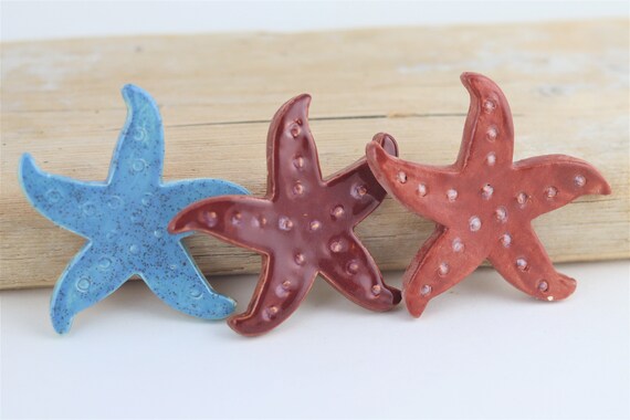 Handmade Ceramic Starfish Small Pottery Starfish Ocean - Etsy