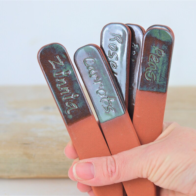 Ceramic Garden Markers - Etsy