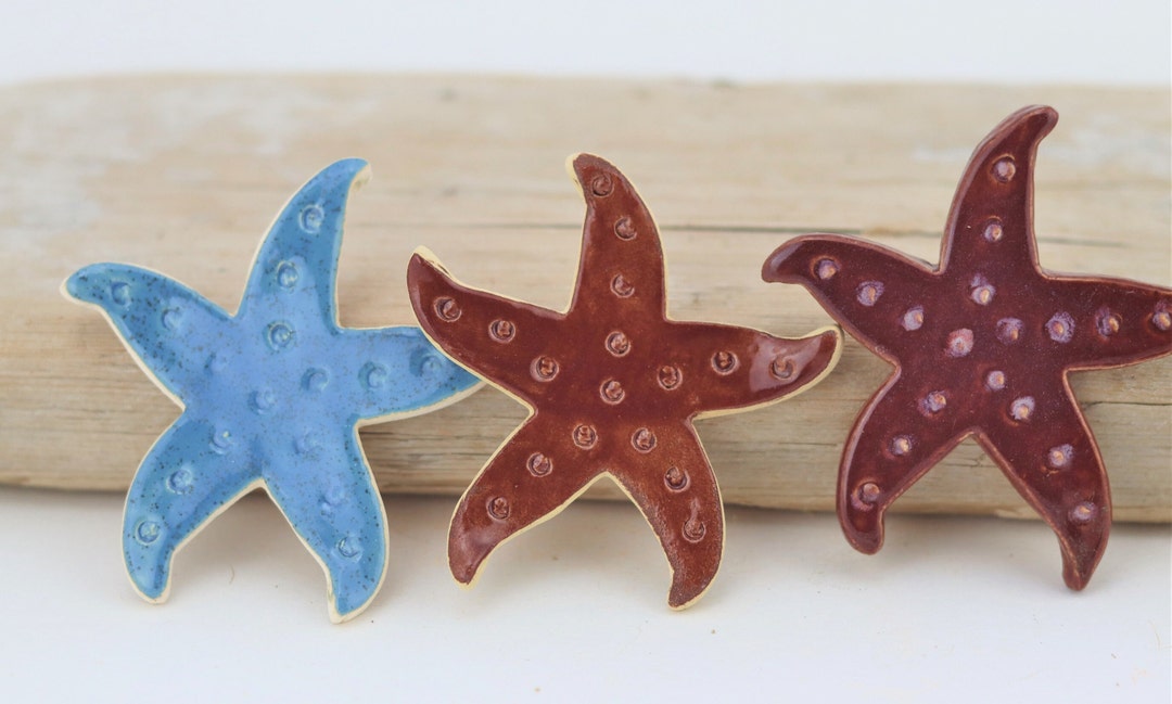 Handmade Ceramic Starfish Pottery Starfish Beach Decor - Etsy
