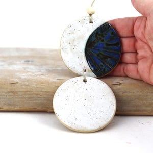 Handmade Moon Phase Wall Decor, Ceramic Moon Decor, Phases of the Moon ...