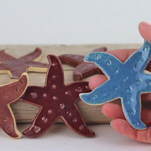 Handmade Ceramic Starfish, Small Pottery Starfish, Stoneware Starfish ...