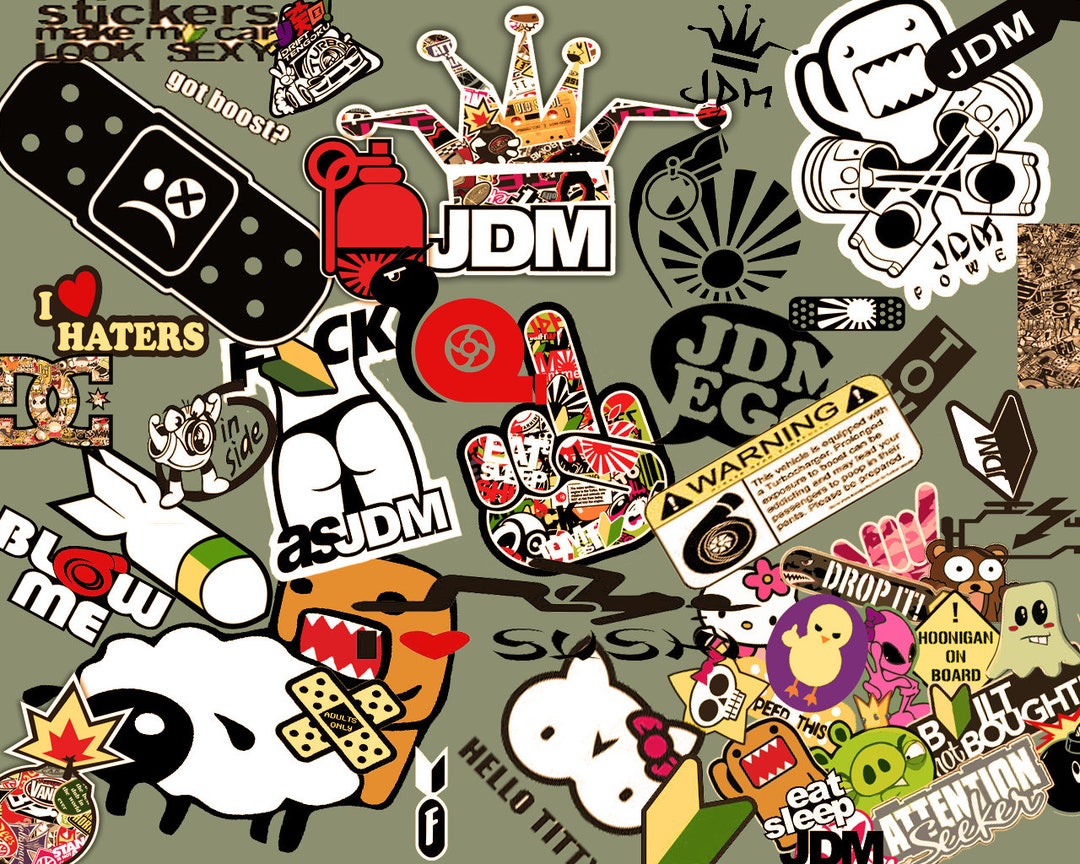 Jdm Stickers Wallpaper