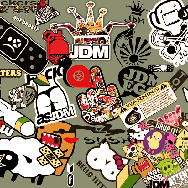 Jdm Stickers Png - Etsy