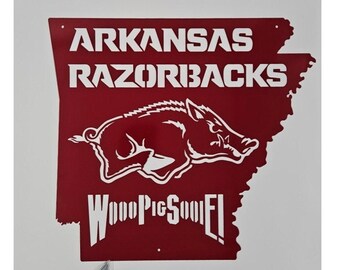 Arkansas Razorbacks Leaning Hog Sign - Etsy