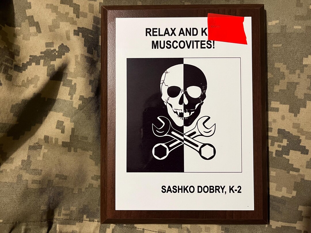 Nice Plate With My Favorite Motto and My Personal Logo! I’ll ...