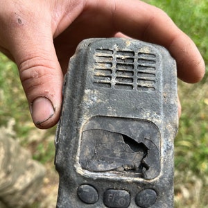 A Burnt Walkie-talkie From a Destroyed Russian Tank. an Authentic ...