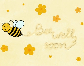 Bee Get Well Soon - Etsy