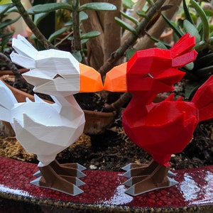 Final Fantasy Chocobo Lowpoly 3D Print - Etsy