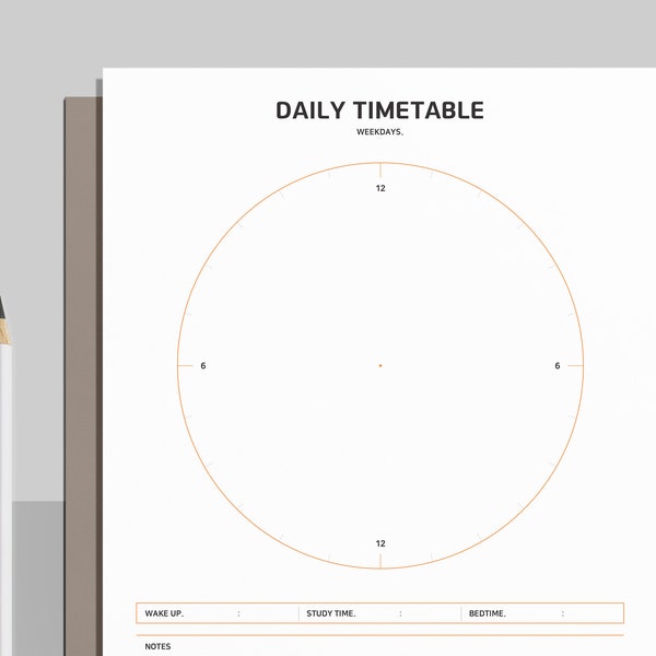 Circle of Time Planner - Etsy