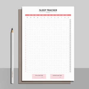 Printable Tracker Sleep Tracker Monthly Tracker Habit - Etsy
