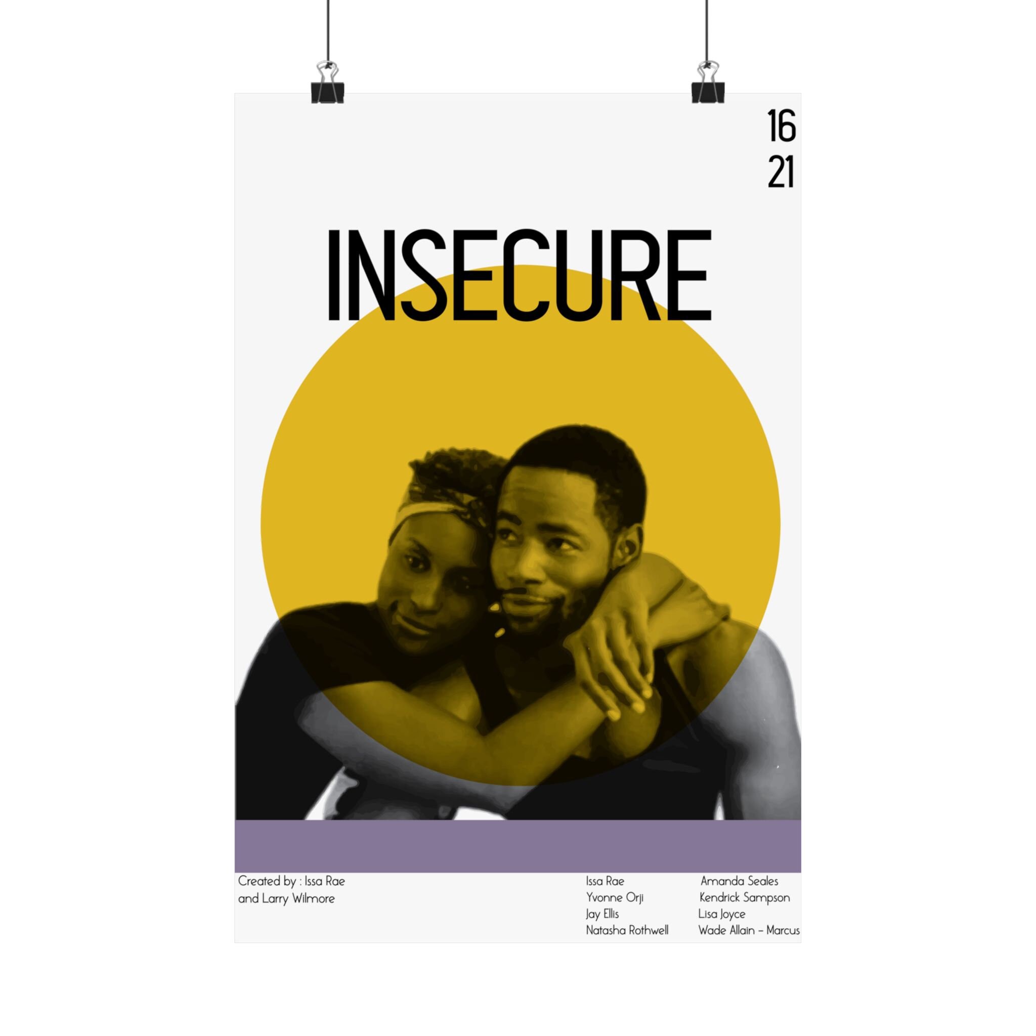 INSECURE TV SHOW Minimalist Art Print-vintage Inspired Poster-modern ...