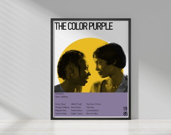 The Color Purple Movie Poster Minimalist Movie Poster - Etsy