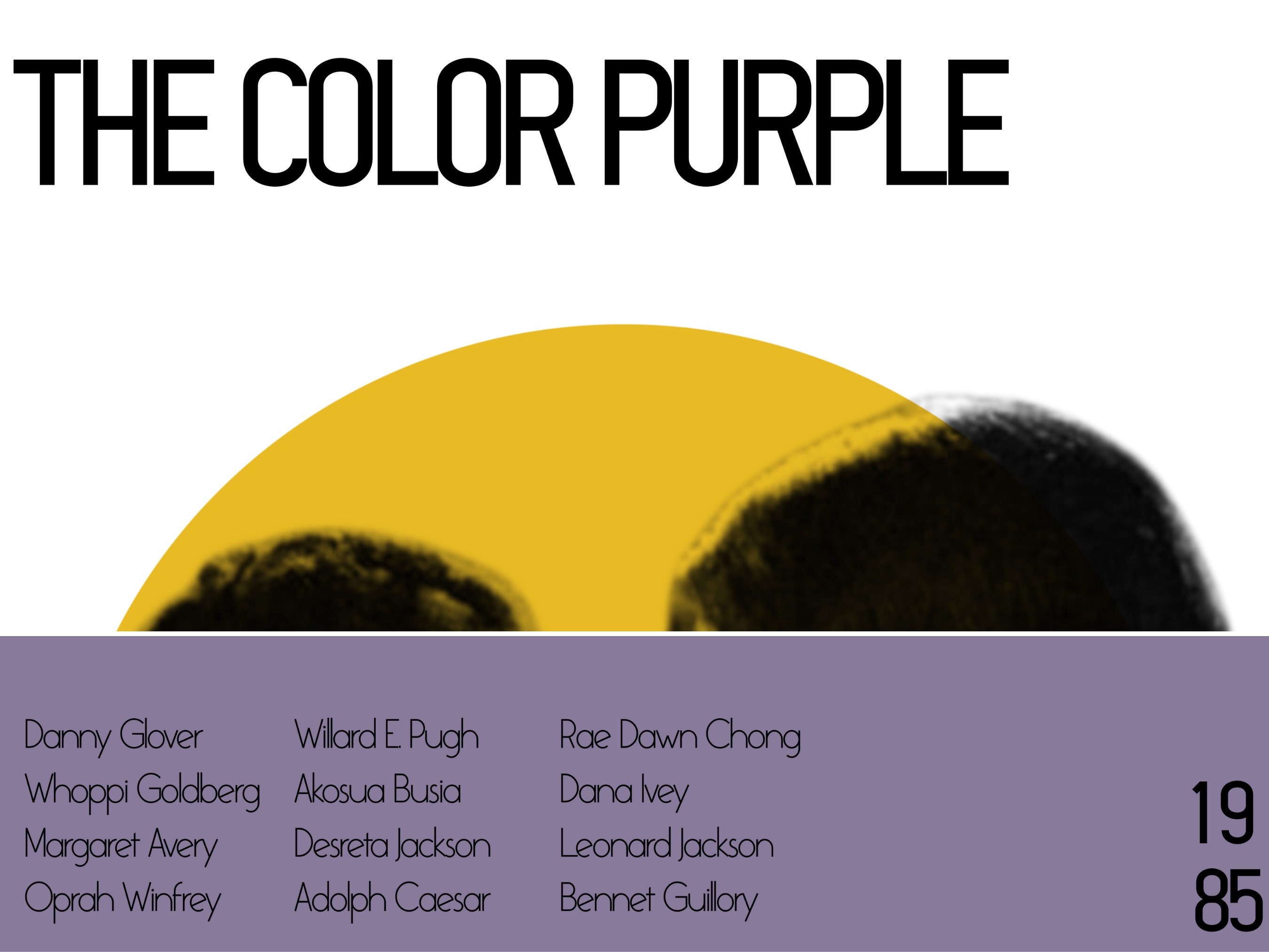 The Color Purple Movie Poster, The Color Purple Movie Print sold by ...