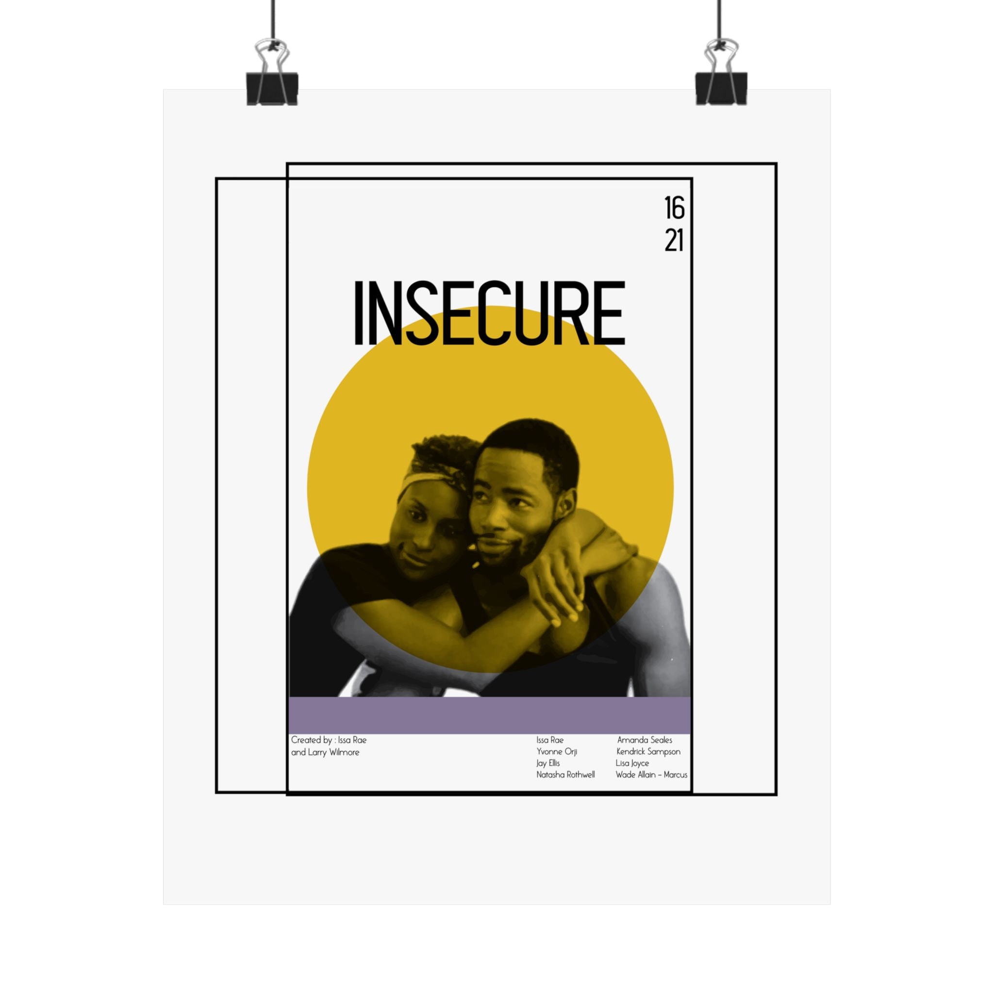 INSECURE TV SHOW Minimalist Art Print-vintage Inspired Poster-modern ...